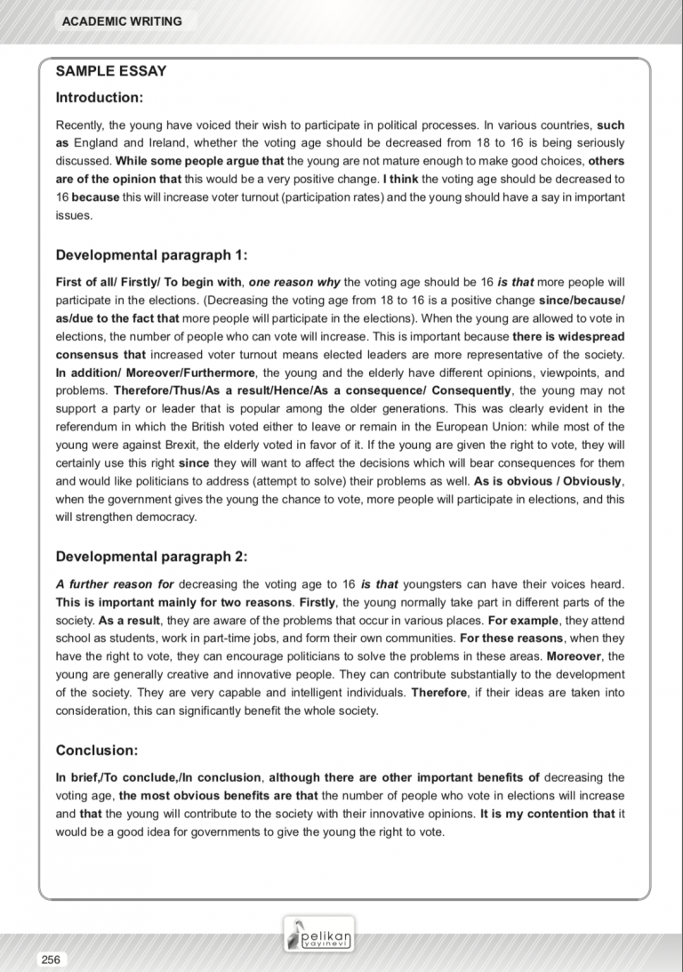 ACADEMIC WRITING FOR PROFICIENCY – Talip Gülle